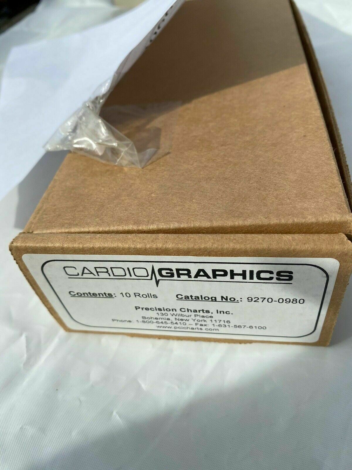 Cardio Graphics Thermal Paper By Precision Chart, Case 10 Rolls