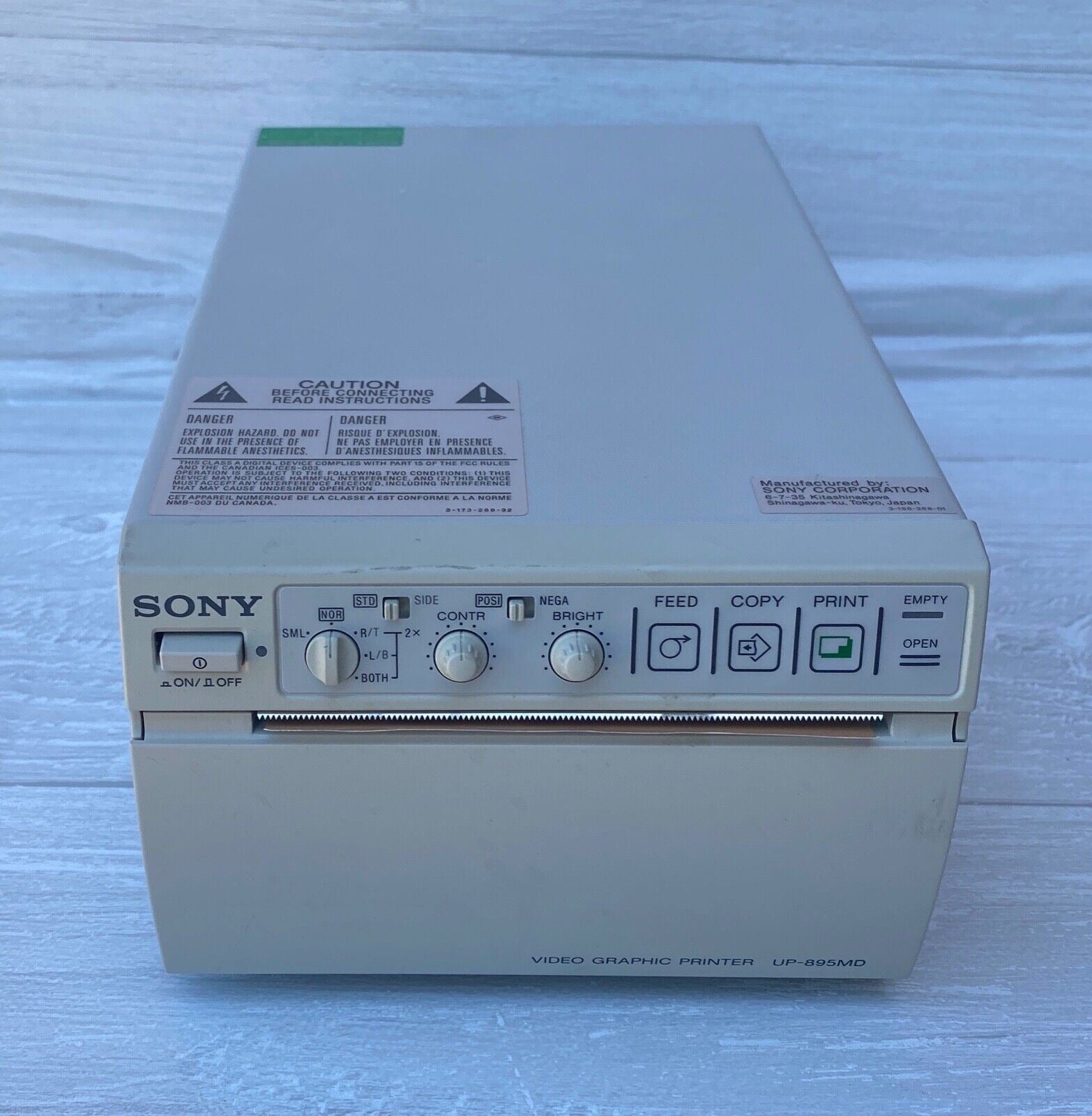 Sony UP-895MD Video Graphic analog Ultrasound Printer - DIAGNOSTIC