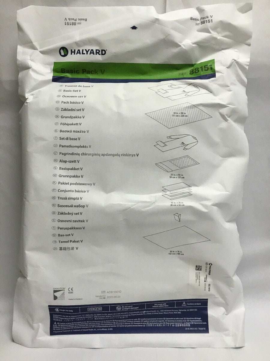 Halyard Basic Pack V # 88151 --Pack of 8 (73KMD) – DIAGNOSTIC ...