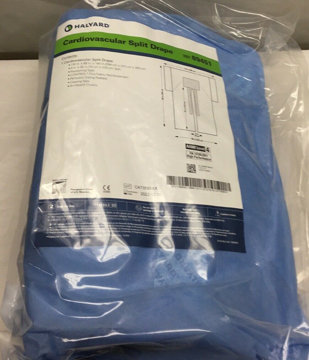 Halyard Cardiovascular Split Drape (632KMD) - DIAGNOSTIC ULTRASOUND