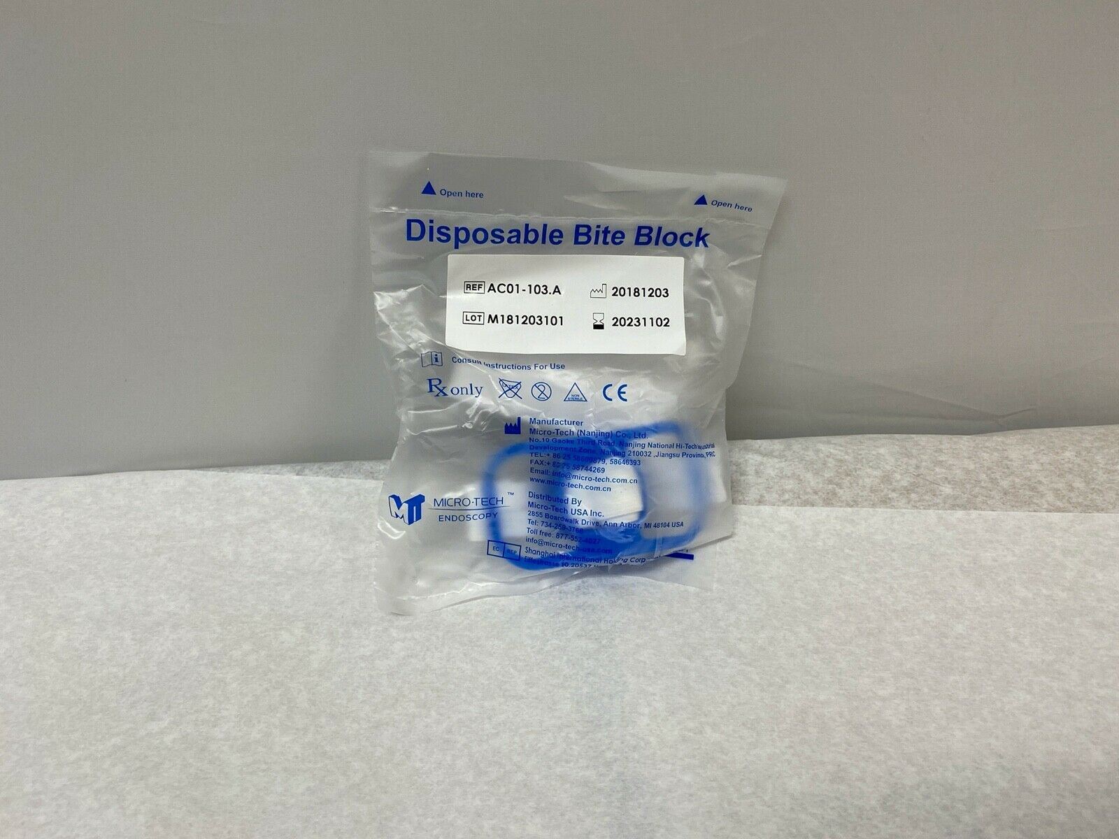 Micro-Tech Disposable Bite Block AC01-103.A | CEDESP-147 - DIAGNOSTIC