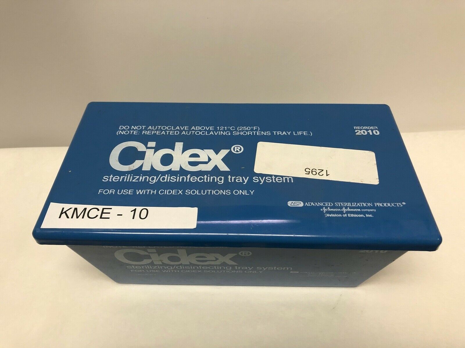 Cidex Sterilizing Disinfection Tray System 2010 KMCE-10 - DIAGNOSTIC