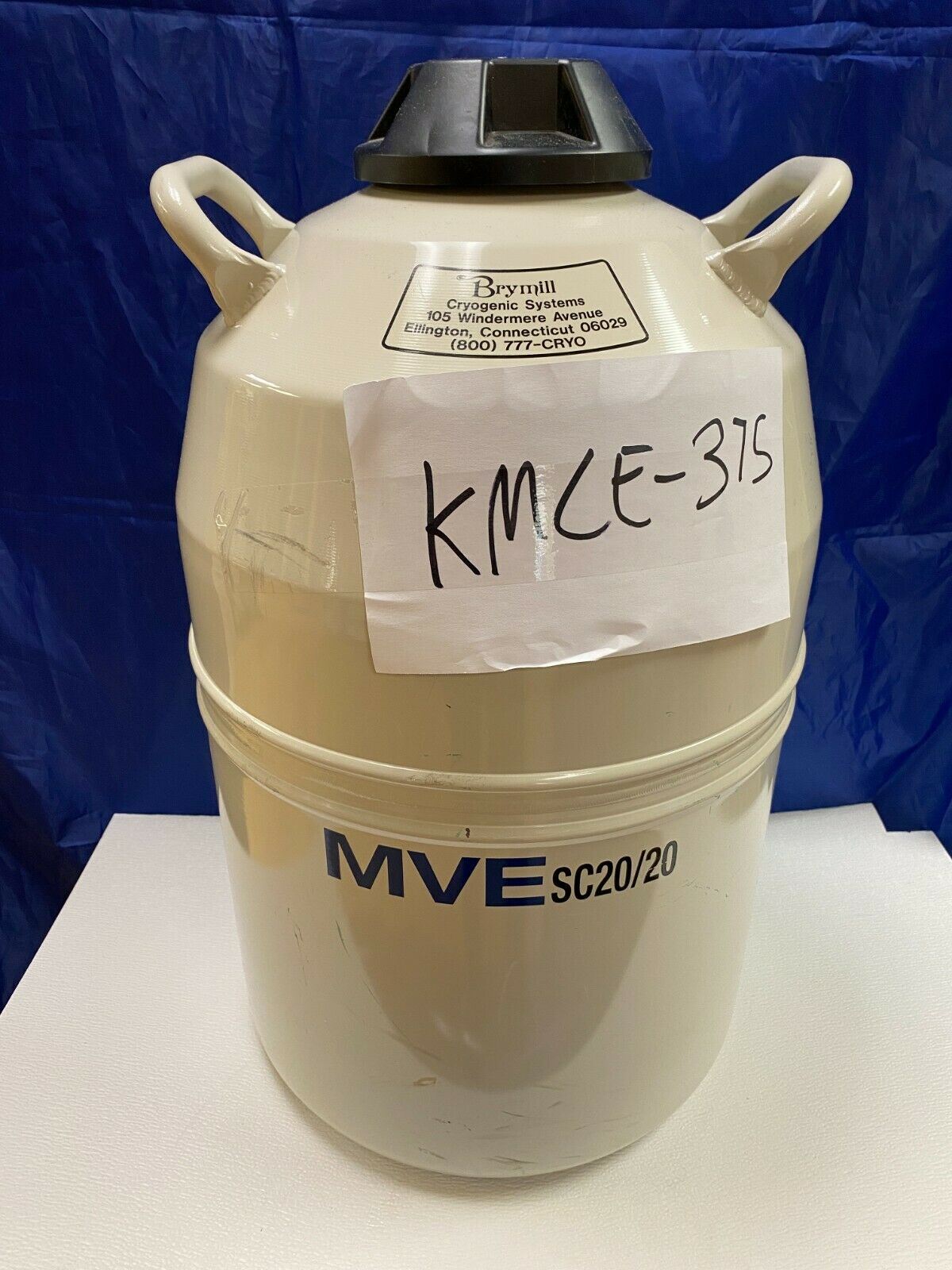 Brymill MVE Liquid Nitrogen Tank MVE SC20/20 | KMCE-375 - DIAGNOSTIC
