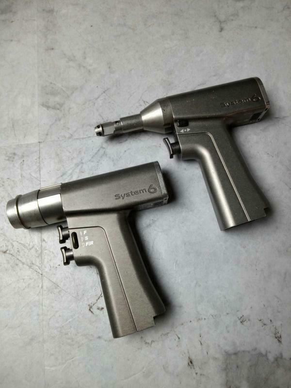 STRYKER SYSTEM 6 DRILL SET 6206 RECIP SAW & 6205 ROTARY DRILL