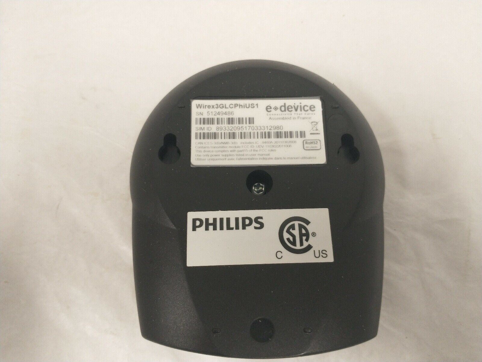 Edevice Wire X Analog to Wireless Converter Wirex3GLCPhiUS1 w/Power