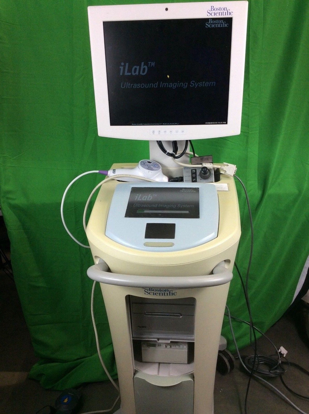 Boston Scientific iLab120CART iLab Ultrasound Imaging System W/ Hand
