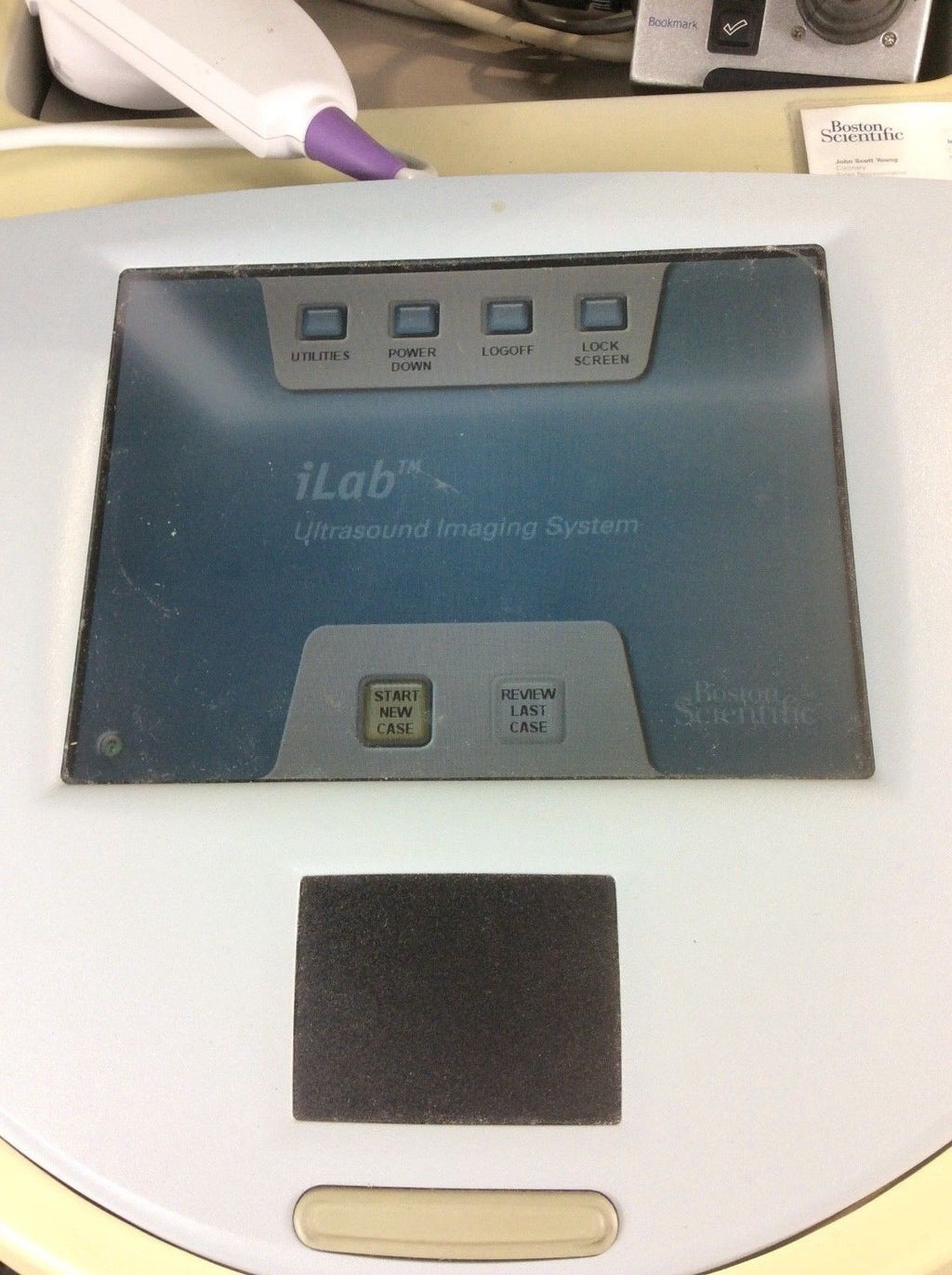 Boston Scientific iLab120CART iLab Ultrasound Imaging System W/ Hand
