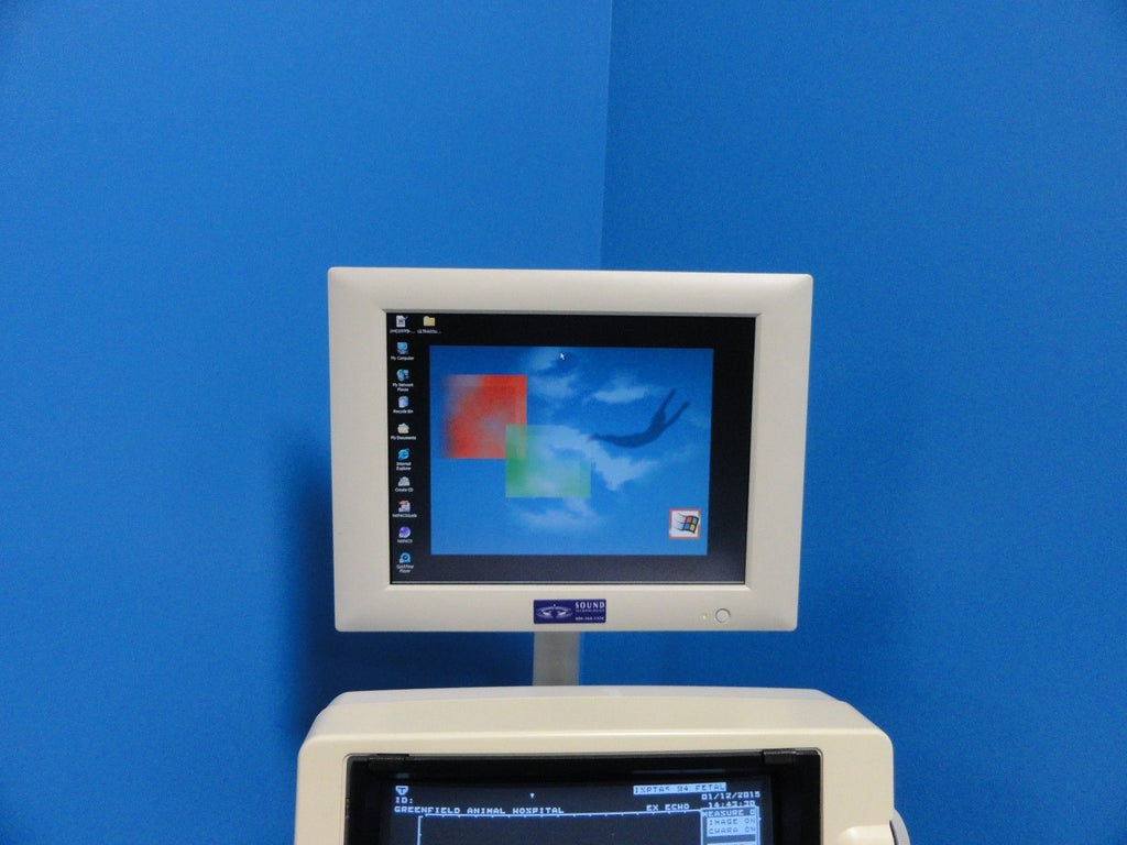 Toshiba Just Vision 400 SSA-325A Diagnosic Vet Ultrasound W/ Computer