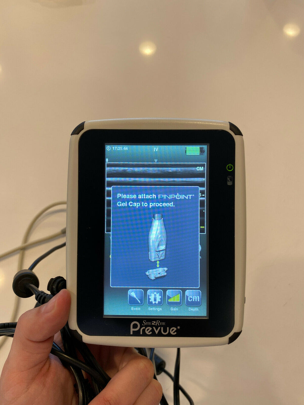 Bard Site Rite Prevue Portable Ultrasound (w/ Probe) - DIAGNOSTIC
